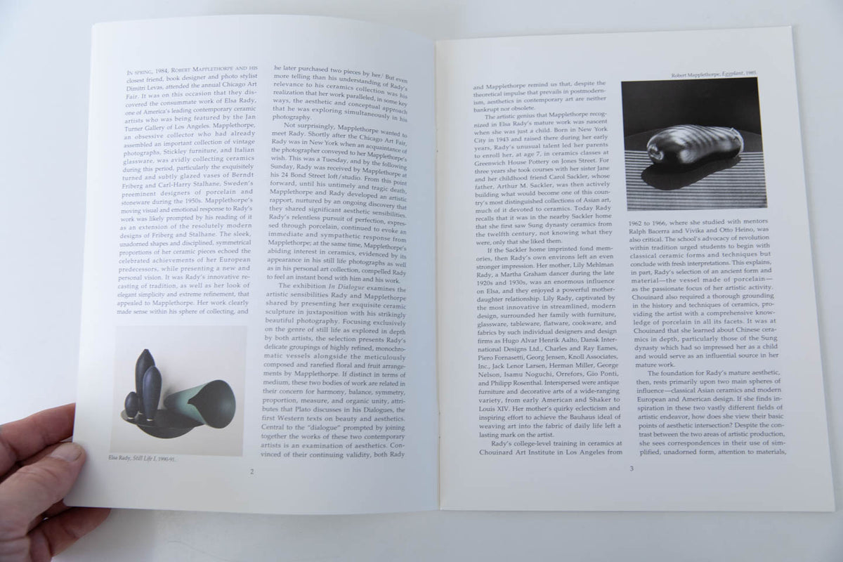 IN DIALOGUE | The Art of Elsa Rady and Robert Mapplethorpe – THESE DAYS