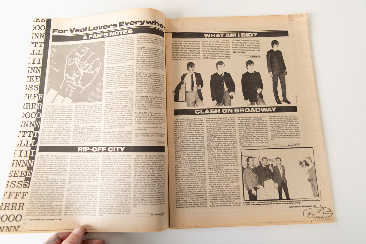 NY ROCKER | March 1982 – THESE DAYS