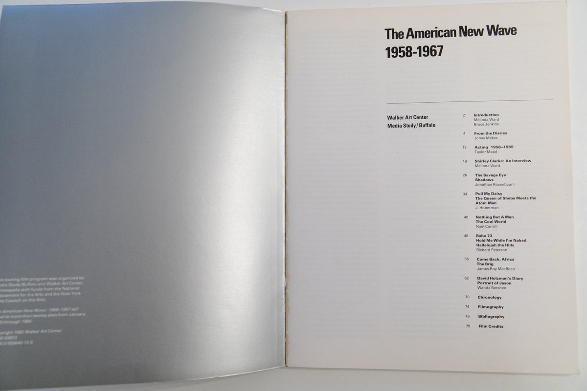 THE AMERICAN NEW WAVE 1958 - 1967 – THESE DAYS