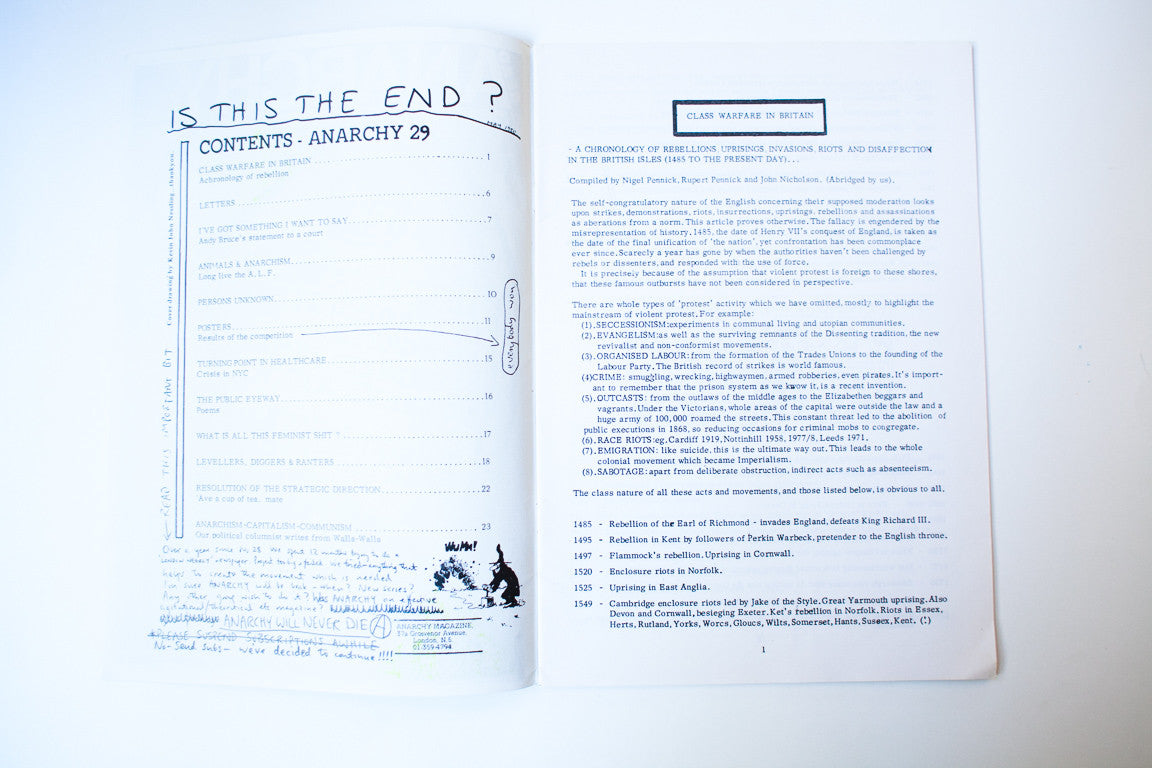 Anarchy (2nd Series) No.29 – THESE DAYS