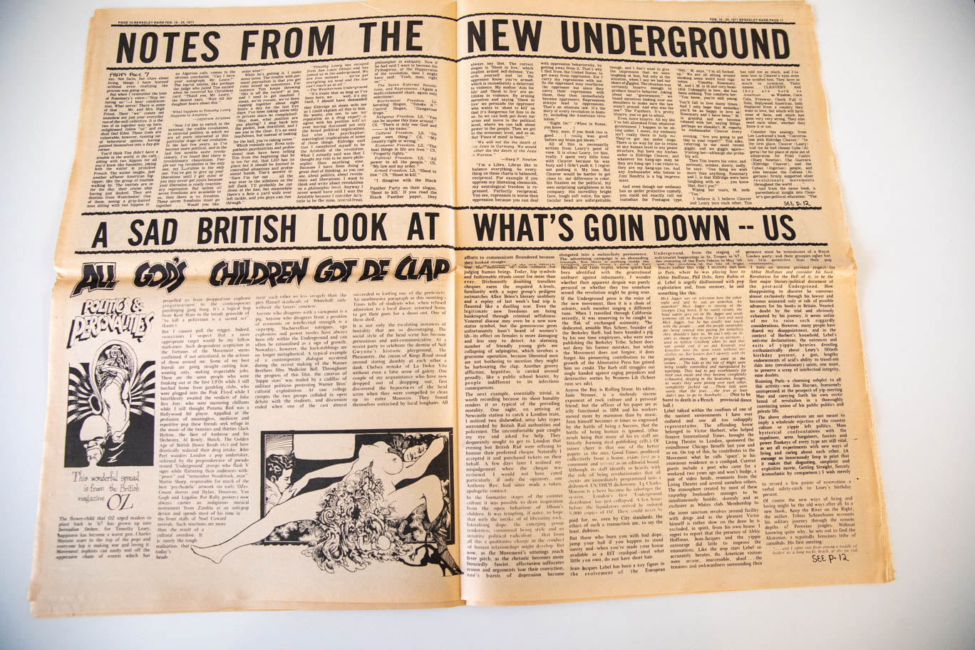 BERKELEY BARB Vol. 12 No. 7 Issue 288 – THESE DAYS