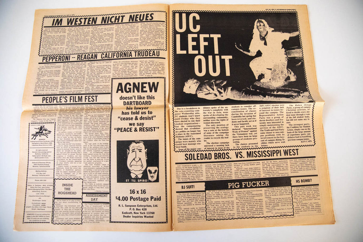 BERKELEY BARB Vol. 11 No. 17 Issue 272 – THESE DAYS