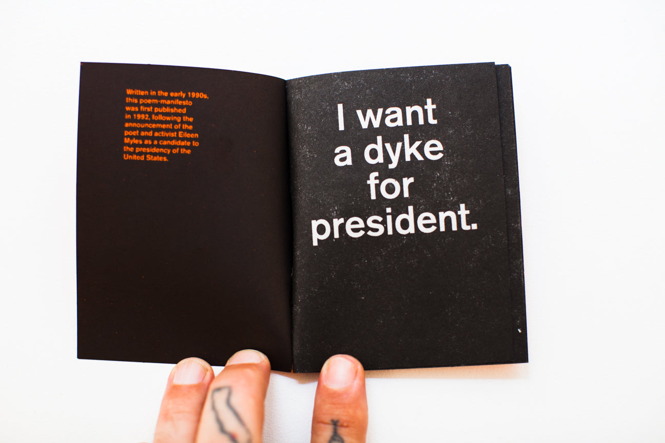 I WANT A PRESIDENT – THESE DAYS