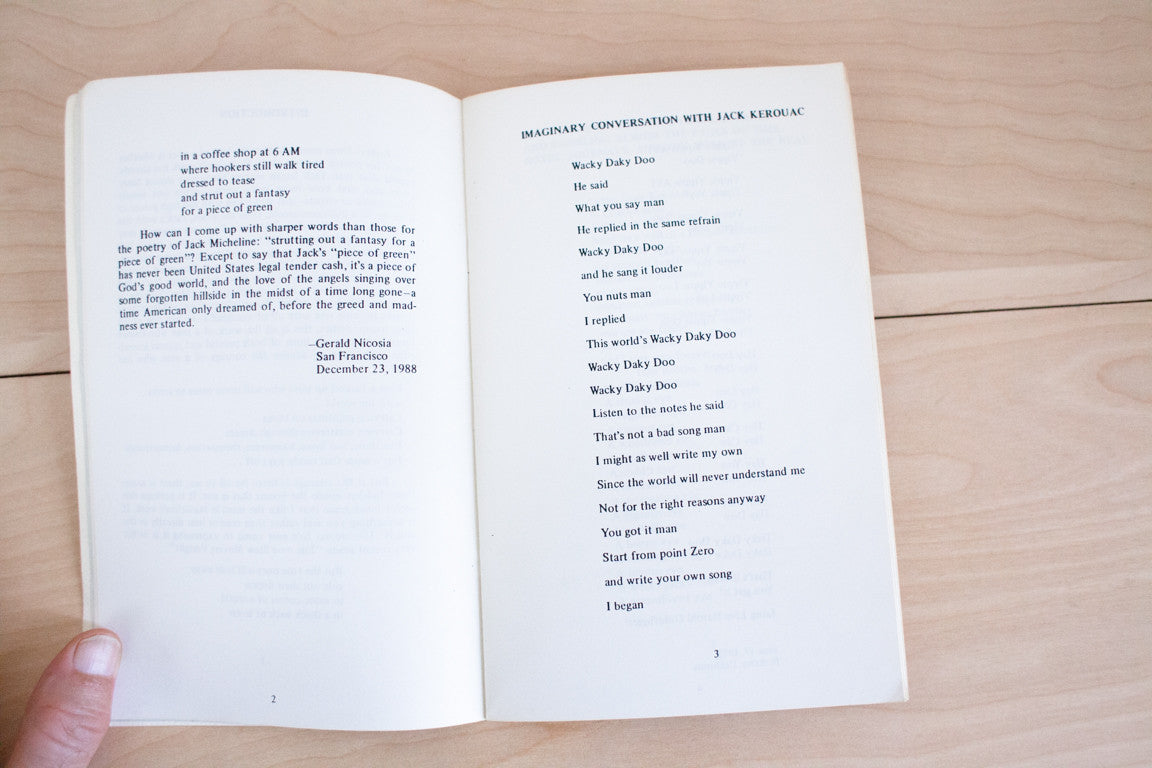 Imaginary Conversations With Jack Kerouak – THESE DAYS