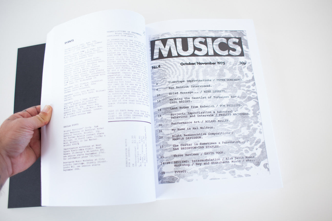 Musics | A British Magazine Of Improvised Music & Art 1975-79 – THESE DAYS