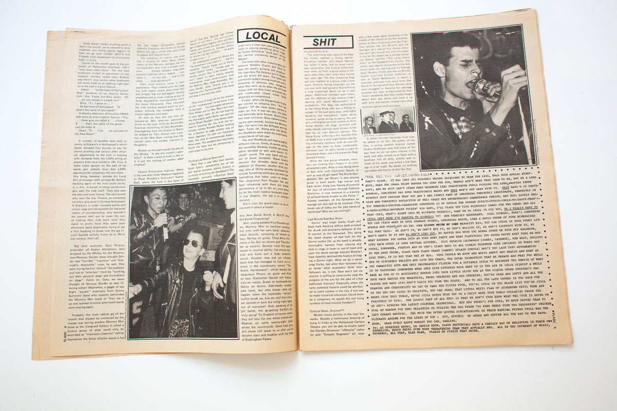 Slash Magazine | Vol. 3 No. 3 – THESE DAYS